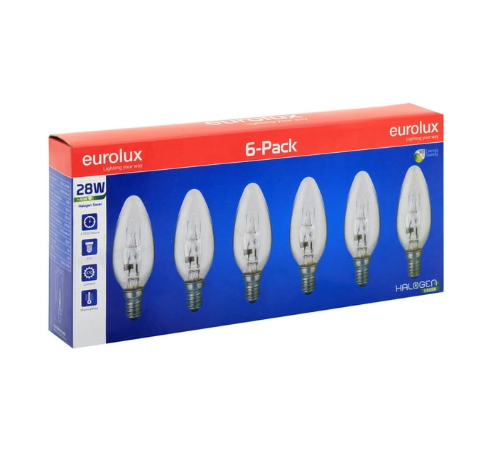 Someone’s in a Makro Eurolux 28 W Halogen Candle Bulbs WW SES 6-Pack Mood
