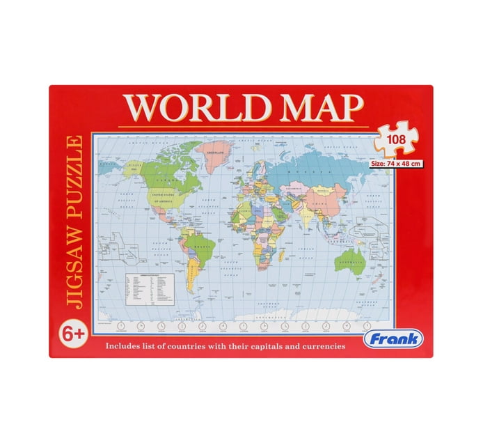 108-Piece World Map Puzzle | Makro