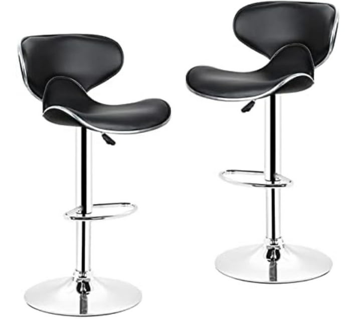 Rex M Foam Bar Stool (Finish Colour - Black, DIY(Do-It-Yourself)) | Makro