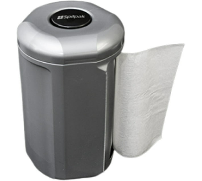 Spilpak Paper Towel Dispenser + Refill - Platinum (2 Ply, 70 Sheets ...
