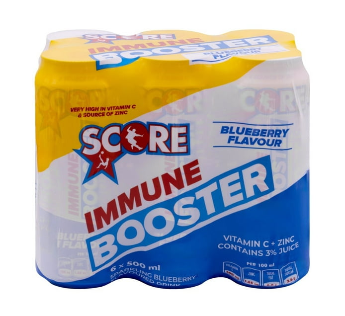 Score SCORE IMMUNE BOOSTER BLUEBERRY 500ML X 6 (500ML X 6) | Makro