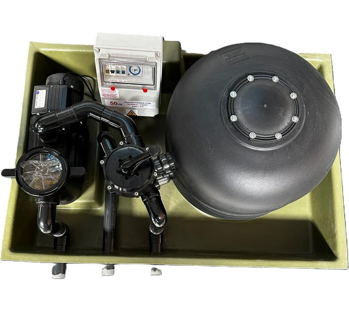 Buy Aqua Max 2 Bag Combi - Plumbed Combi Unit Sand Filter Pump (Green ...