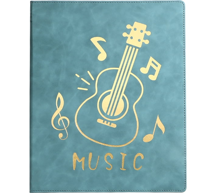 Buy Paper Lion PU Leather Cover Easy Edit Music Score Folder & Sleeve ...