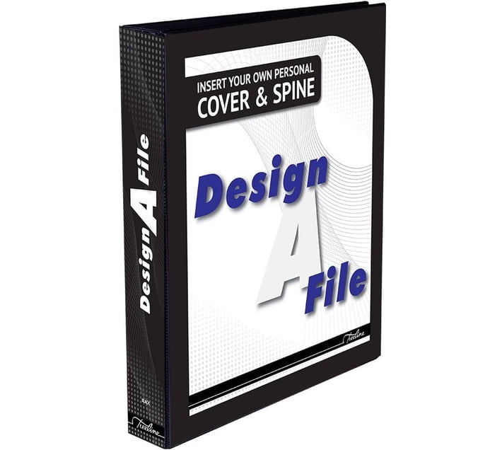 Buy Treeline Plastic 2-D Ring File Folder (Set of 10, Black) in Bulk ...