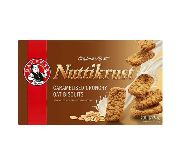Buy Bakers Nuttikrust Biscuits (12 x 200g) in Bulk | Makro Business