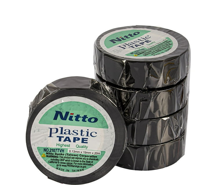 Insulation Tape Roll Black 18mm x 20m (Pack of 10) | Makro