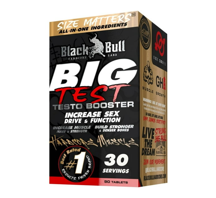 Black Bull 90'S Big Test Tablets | Makro