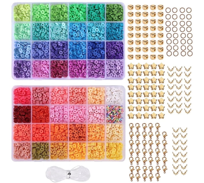 The Good Sport Craft DIY Jewellery Making Clay Bead Kit & Accessories ...
