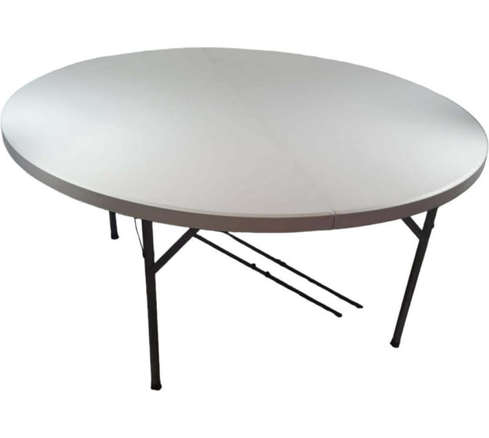 Smte S7656 Ssastro Metal Cafeteria Table Finish Colour Grey Pre