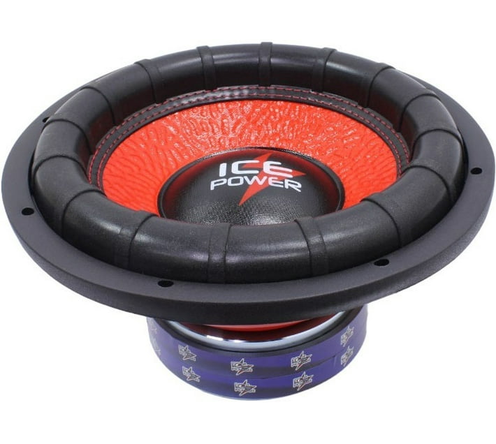 Ice Power IP-S128D4 Subwoofer Rear Deck Mounted Round Car Speaker ...