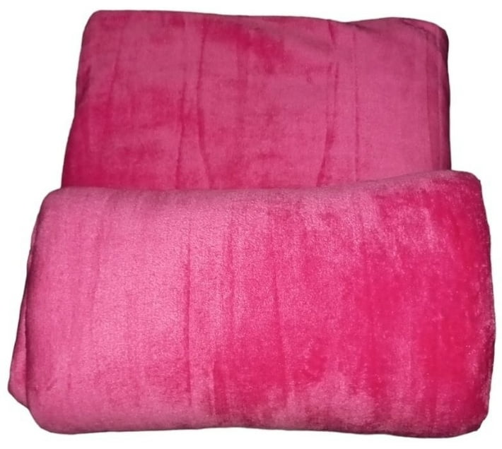 presh Solid Queen Fleece Blanket for Mild Winter (Polyester, Brown) | Makro