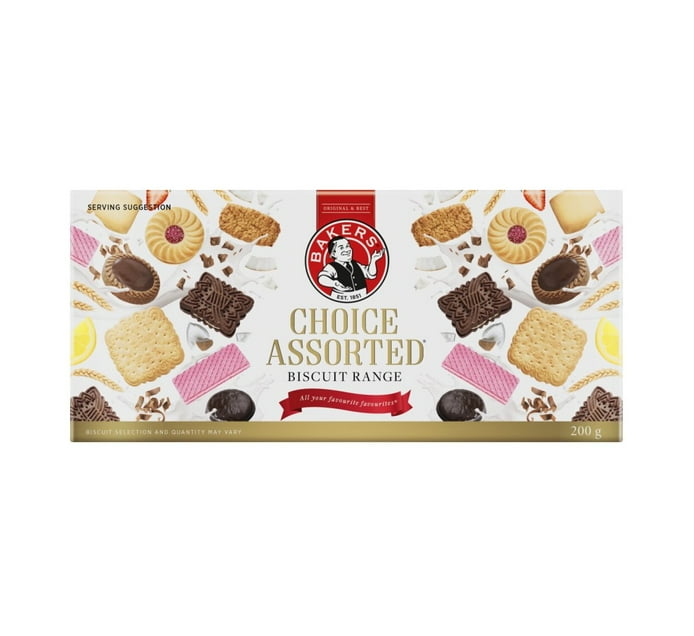 Buy Bakers Choice Assorted Biscuits 200g in Bulk | Makro Business
