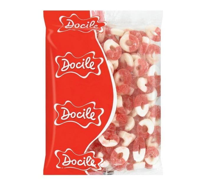 Someone’s in a Makro Docile Jellies Red & White Rings (1 x 1kg/900g) Mood
