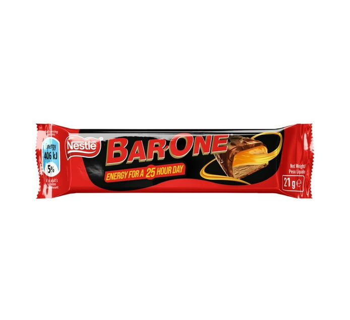 Buy Nestle Bar One Milk Chocolate Bars 21g in Bulk | Makro Business
