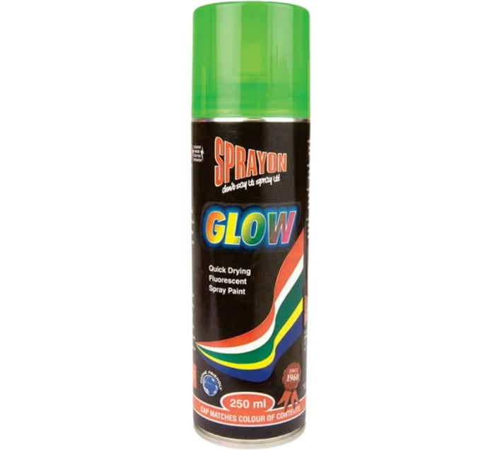 Sprayon Neon Green Glow in the Dark Flammable Spray Paints (300 ml ...