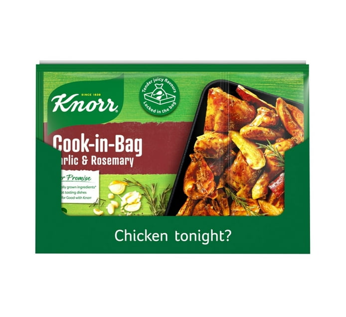 Buy Knorr Cook In Bag Garlic & Rosemary (10 x 35g) in Bulk | Makro Business