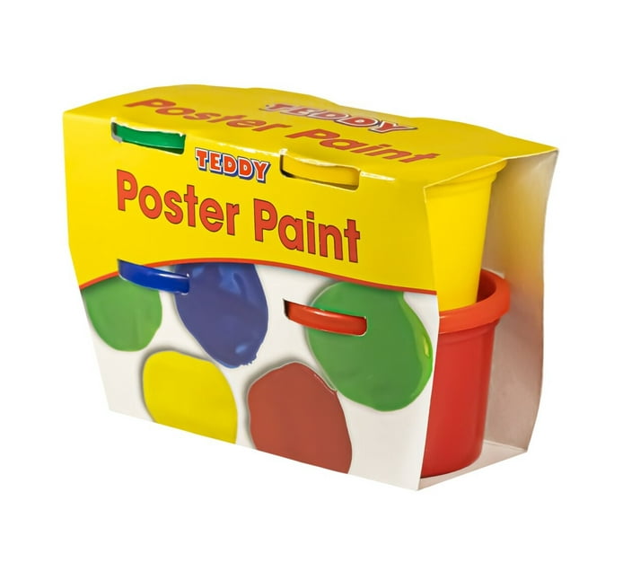 Buy Teddy Poster Paint 4-pack in Bulk | Makro Business