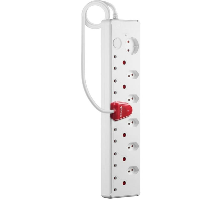 Waco 10 Way Multi Plug Surge Protector 12 Socket Extension Boards ...