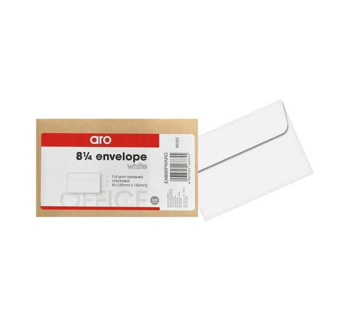 Buy Aro Envelopes White 500-pack in Bulk | Makro Business