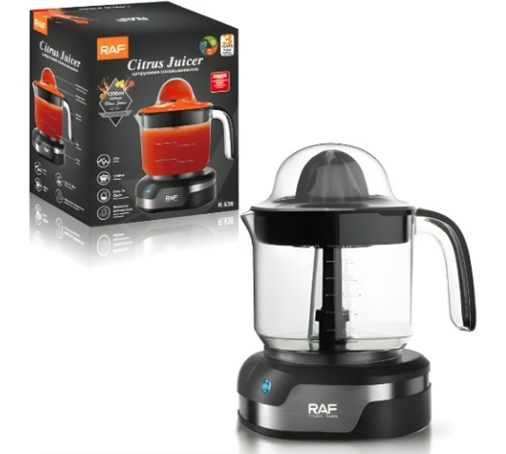 RAF 1200ml Rechargeable Squeezer Electric Citrus Juicer 25 W Juicer (1 ...