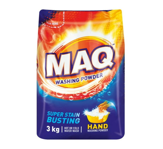 Buy Maq Hand Washing Powder Super Stain Busting 3kg in Bulk | Makro ...