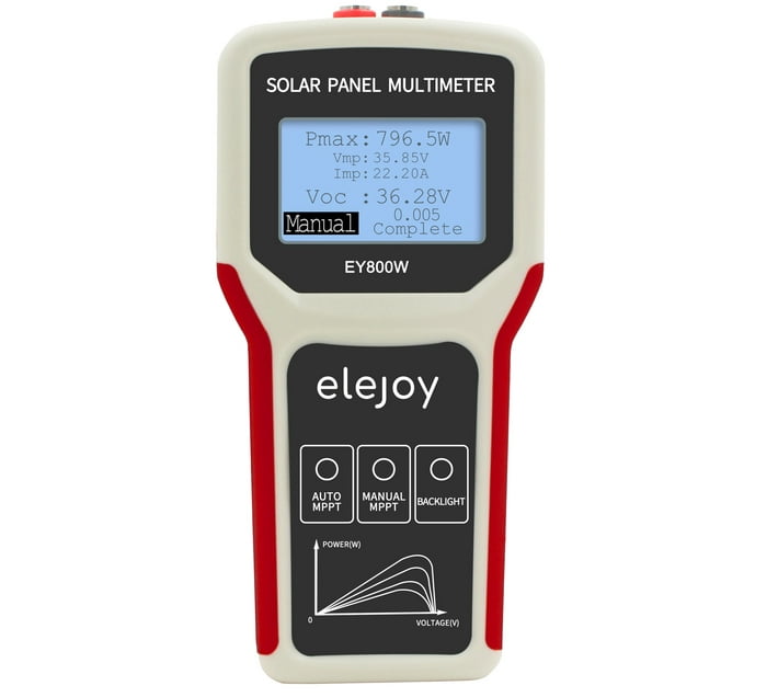 Someone’s in a Makro Elejoy Photovoltaic Panel Multimeter EY800W Solar ...