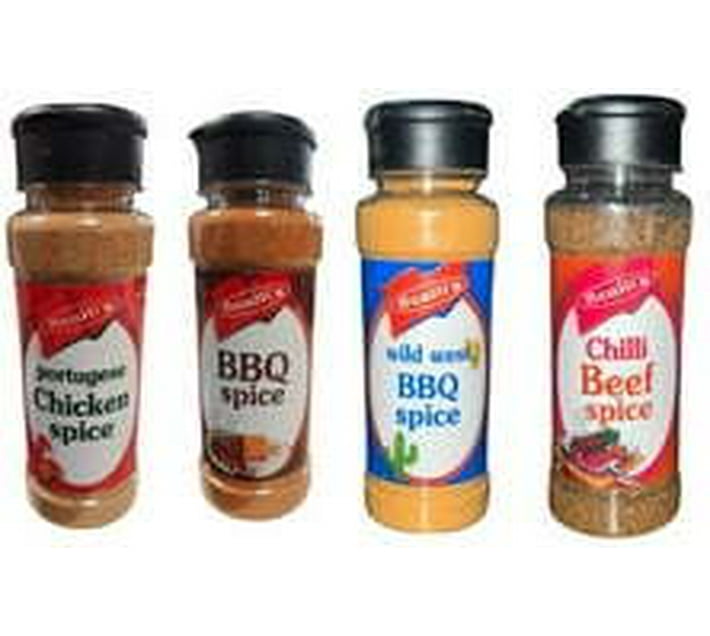Scalli's Scalli's 4 Pack 200ml Portuguese Chicken, BBQ Spice, Wild West ...