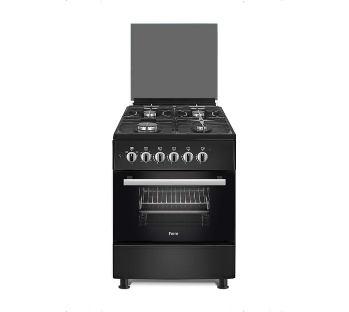 FERRE F6B40E3.FDIT.MB Cast Iron Automatic Gas Stove with Oven (4 ...