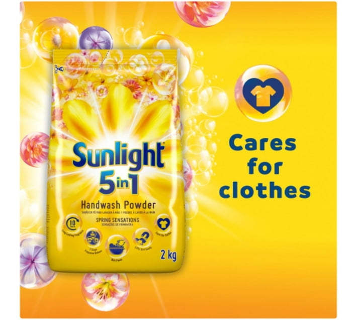 Buy Sunlight Hand Detergent Spring Sensations Washing Powder 2 kg () in ...