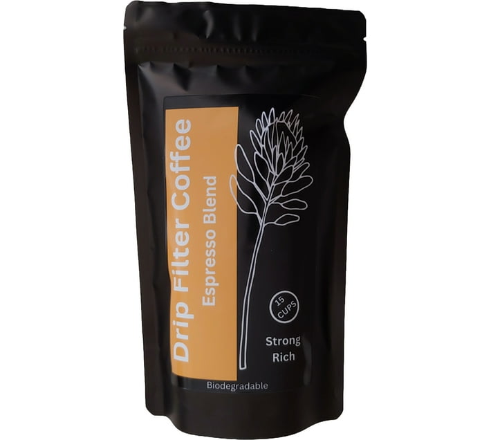 Protea Café Espresso Drip Filter Coffee Roast & Ground Coffee (15 x 0. ...