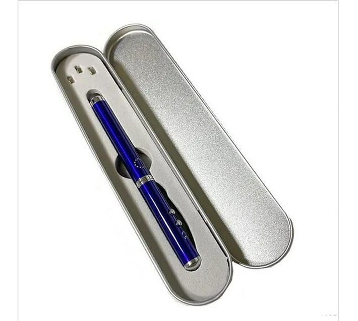 5 in 1 Red Laser Pointer With Retractable Telescopic Magnet Pen – Blue ...