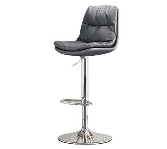 Someone’s in a Makro Bar Stools with Backrest 360°Swivel PU Leather ...
