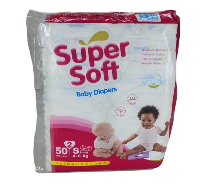 Super Soft Quality Baby Nappies & Diapers - Small (4-8 kg )- P50 | Makro