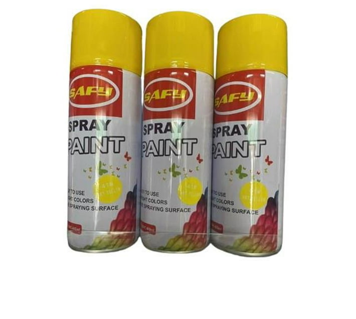 Someone’s in a Makro SAFY Spray Paint (Art Yellow) - 400ml X6 Mood