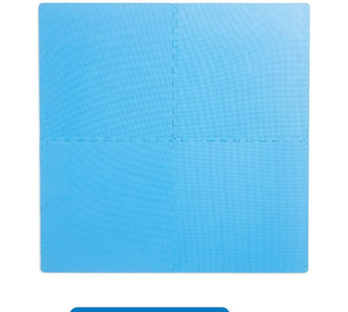 GYM EQUIPMENT 4 Piece EVA Gym Floor Mat - Set of 4 Gym & Fitness Kit ...