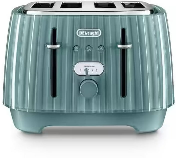 Delonghi CTD4003.GR 1800 W Electric Pop Up Toaster (Green) | Makro