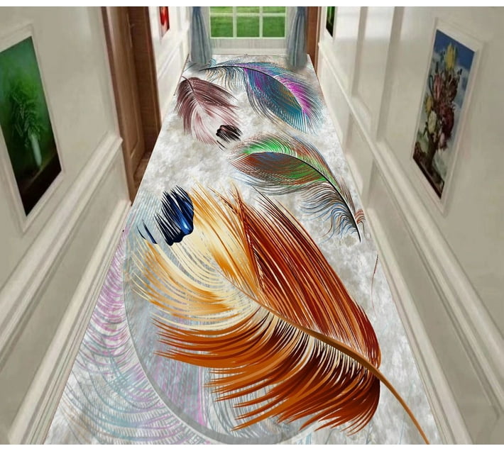 SMTE Grey Polyester Area Rug (80 cm, X 200 cm, Rectangle) | Makro