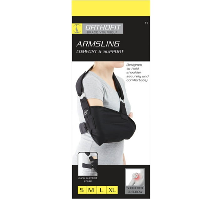 ORTHOFIT ARMSLING Elbow Support For Health Care (BLACK) | Makro