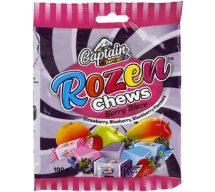 General Merchandise Sweet candy nu berry blaze chew 100g (th Bag (3 x ...
