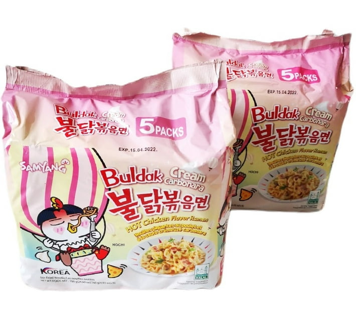Buy Umlozi Samyang Hot Chicken Noodle Carbonara Cream - 10 Pack Hakka ...