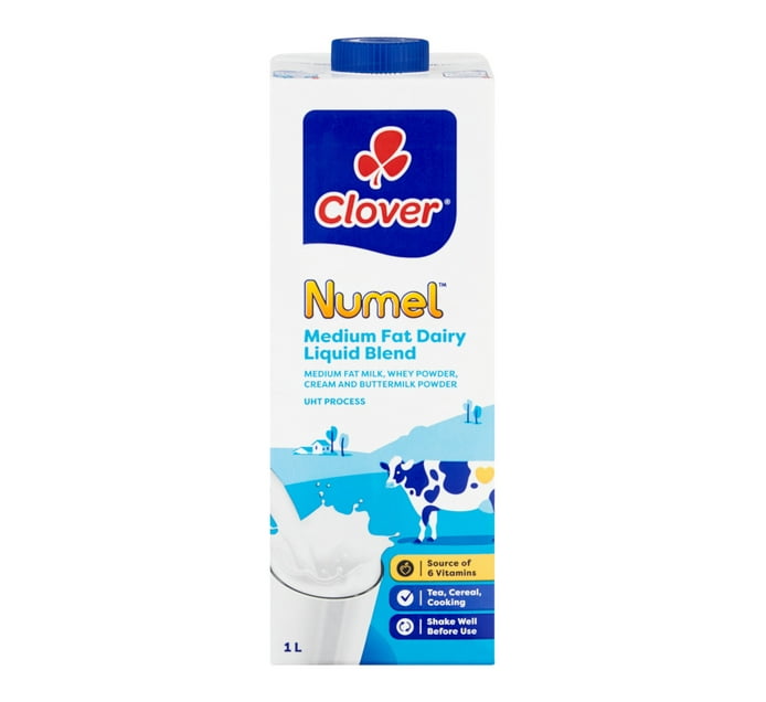 Buy Clover Numel Medium Fat Dairy Liquid Blend 1L in Bulk | Makro Business