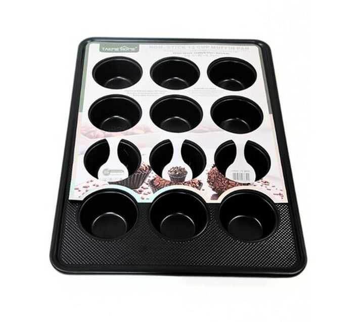 Buy Takme Home 12 Cup Non-Stick Muffin Pan Baking Pan () in Bulk ...