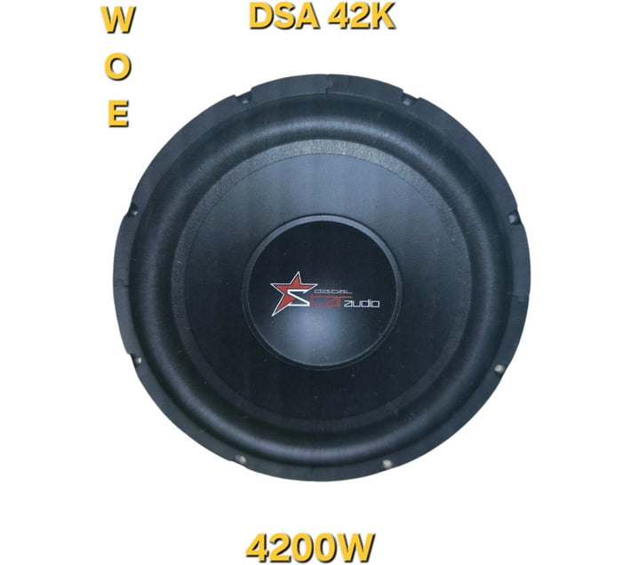 STAR AUDIO DSA 42KDVC Subwoofer Rear Deck Mounted Round Car Speaker ...