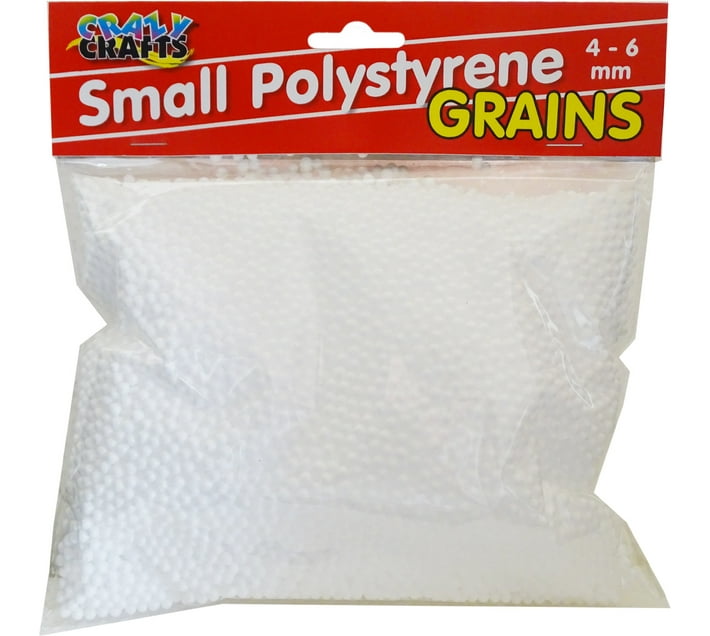 Crazy Crafts Small Polystyrene Grains 4-6mm Do-it-yourself Kits Art and ...