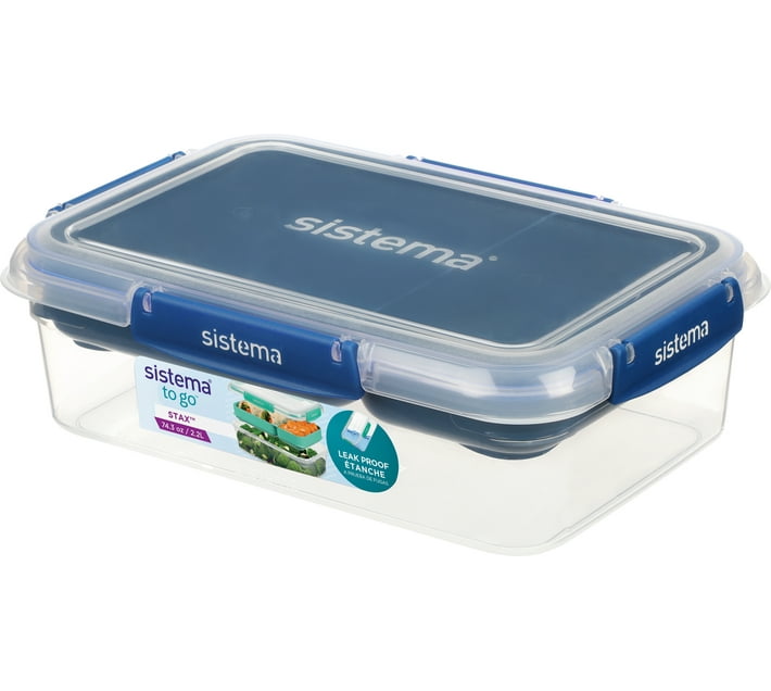 Sistema 2.2L Rectangle Stax To Go 1 Containers Lunch Box (2200 ml) | Makro