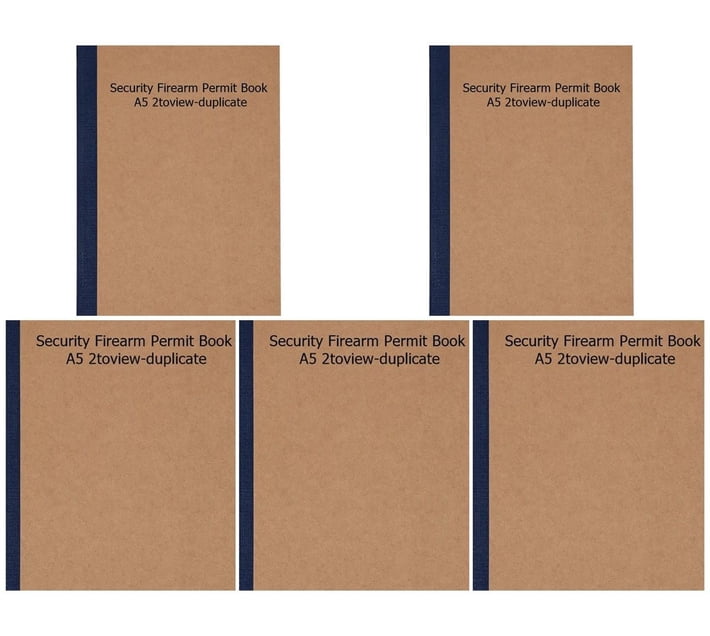 RBE S6058 -5 Firearm Permit Book 5's (1 Sets) | Makro
