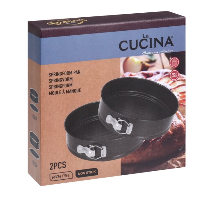 Excellent Houseware 2PCS Springform Pan Set | Makro