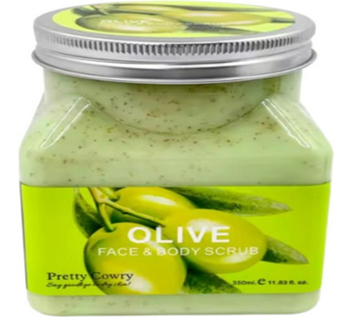 Buy PRETTY COWRY Olive Body Scrub Body Wash (350 ml) in Bulk | Makro ...