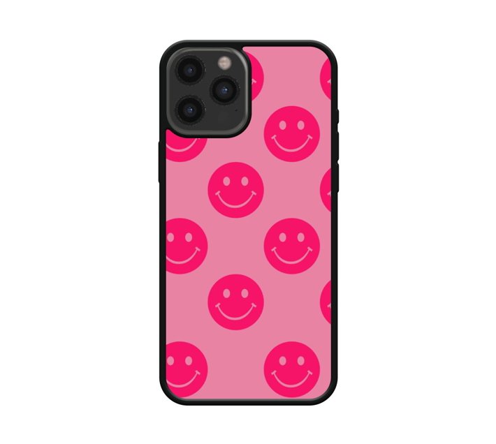 Caitscases TPU Fashion Covers - Apple iPhone 12 Pro Max (Hot Pink Smiley) | Makro