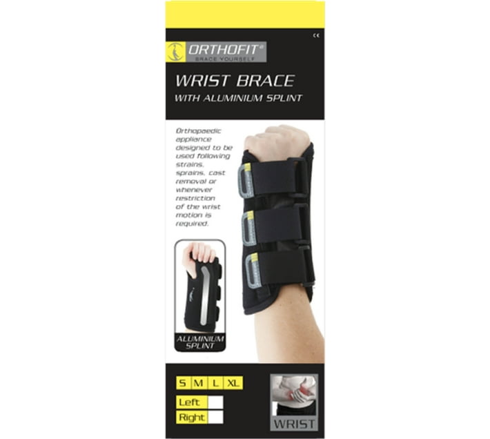 ORTHOFIT WRIST BRACE - RIGHT Hand Support For Health Care (BLACK) | Makro